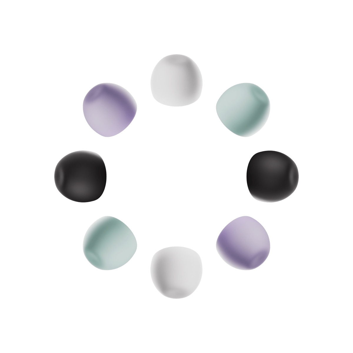 Quiet 2 Ear Tips - Multicolor – Loop Earplugs